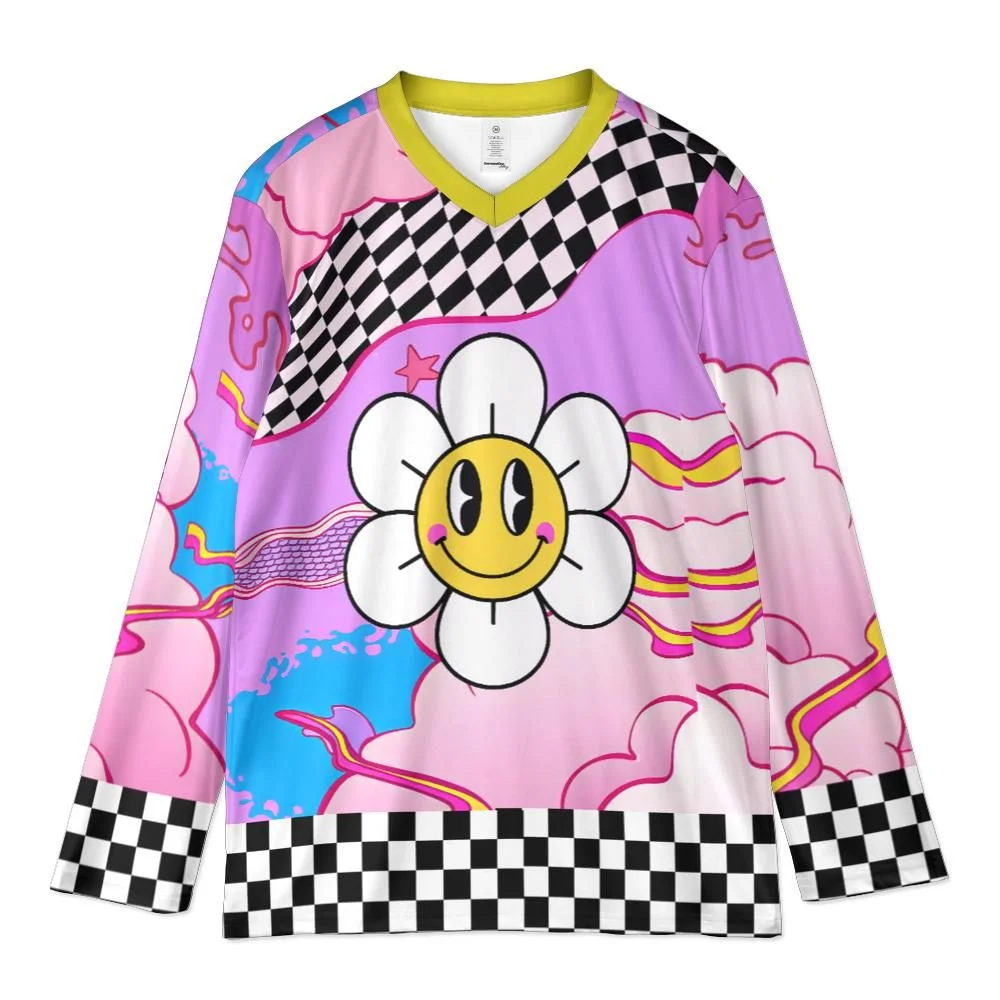 Alleycvt Retro rave hockey jersey - RaveJersey